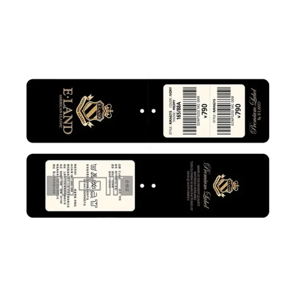 Wholesale customized printing UHF RFID Apparel Paper Clothing Hang Tags ...