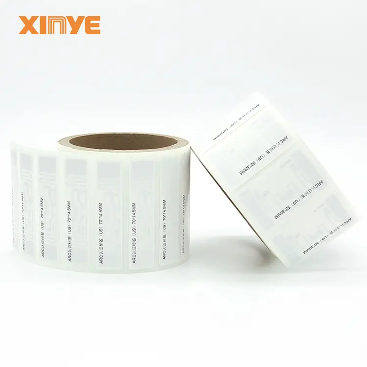 IEC 18000-6C long range passive security UHF Ucode9 96bits rfid paper ...